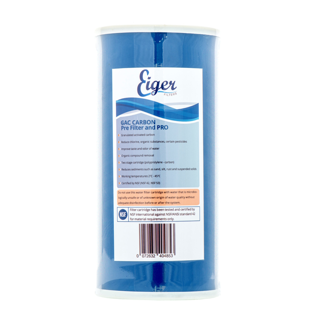 Granular Activated Carbon (GAC) Filter Cartridge - Eiger Filters